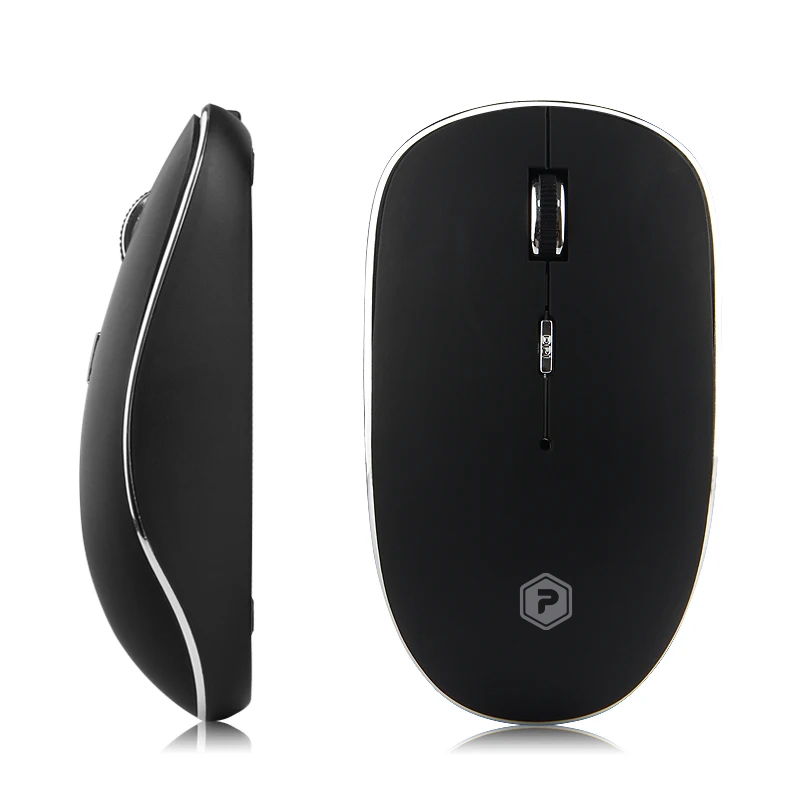 Powerpeak Wireless Optical Mouse 2.4ghz - Black - PP-MSW2.4-BK