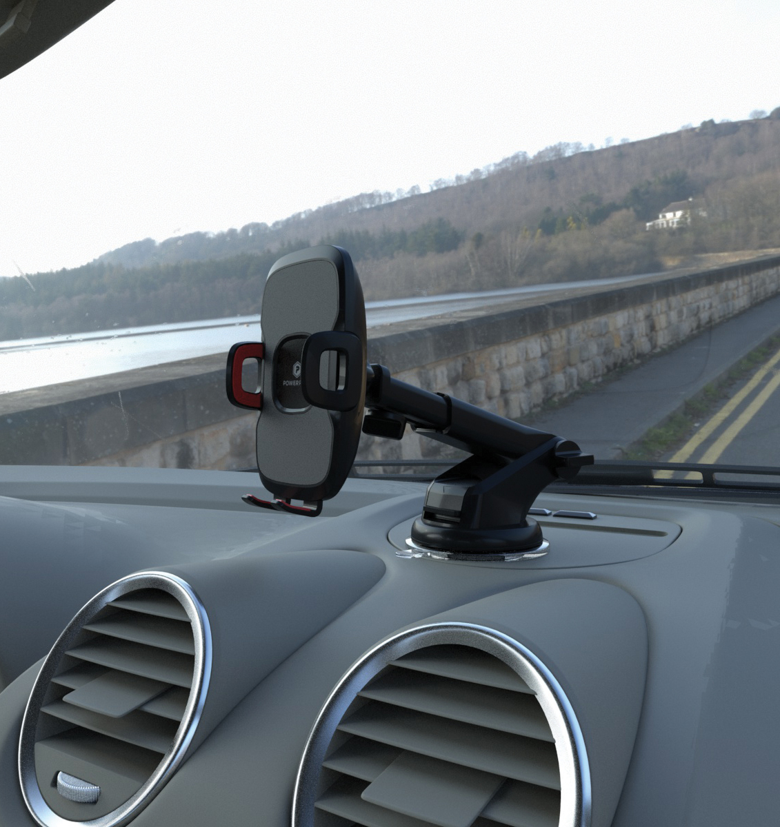 PowerPeak Dash/Windshield Car Mount - PP-CMWS-A