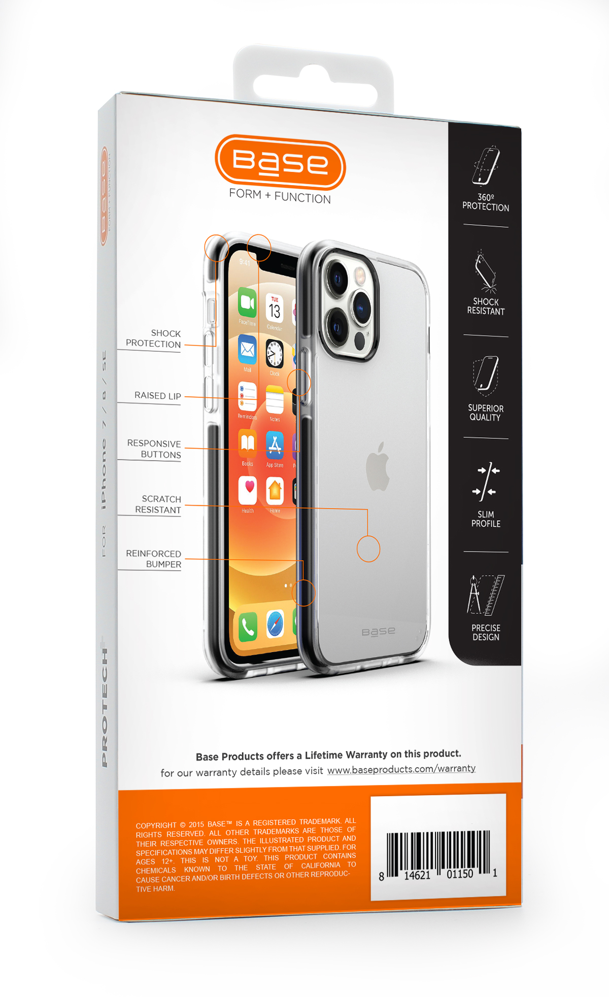 iPhone 12 Pro Max (6.7) - BORDERLINE Dual Border Impact protection ...