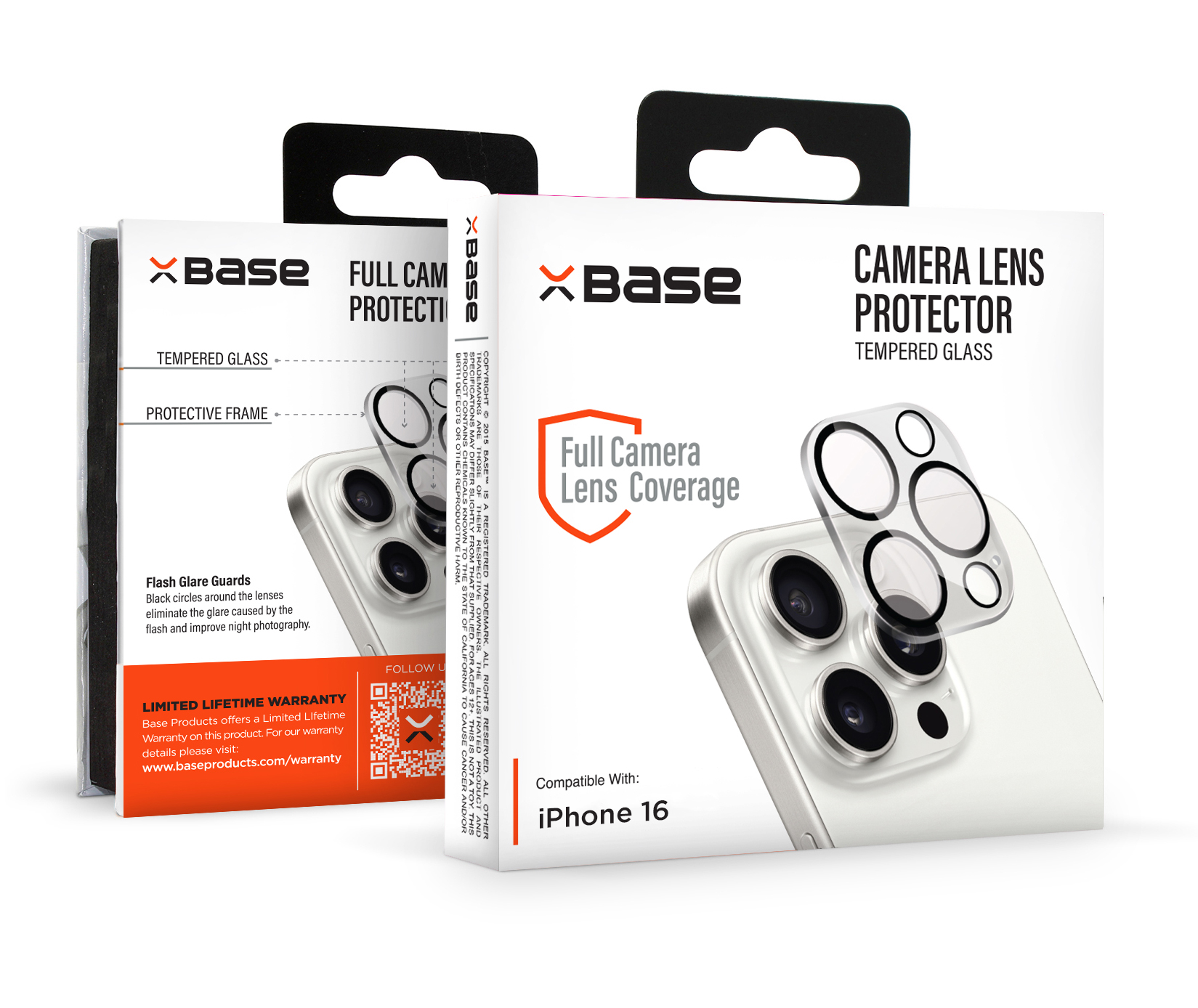 xBase iPhone 16 Pro Max - Camera Lens Tempered Glass Protector - IP24P6 ...