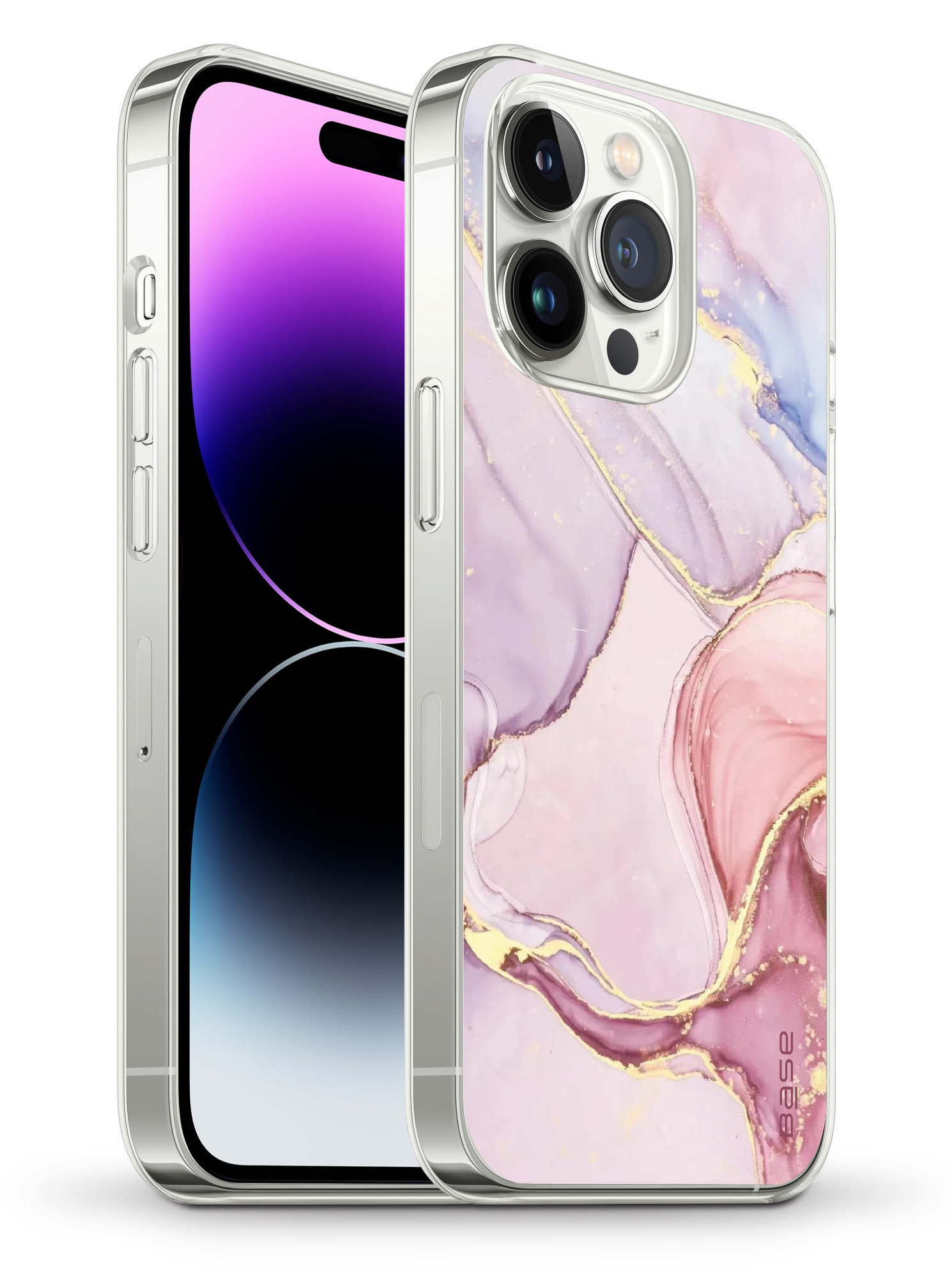 Base iPhone 14 PRO (6.1) - Marble Luxury Shockproof Cover Case ...