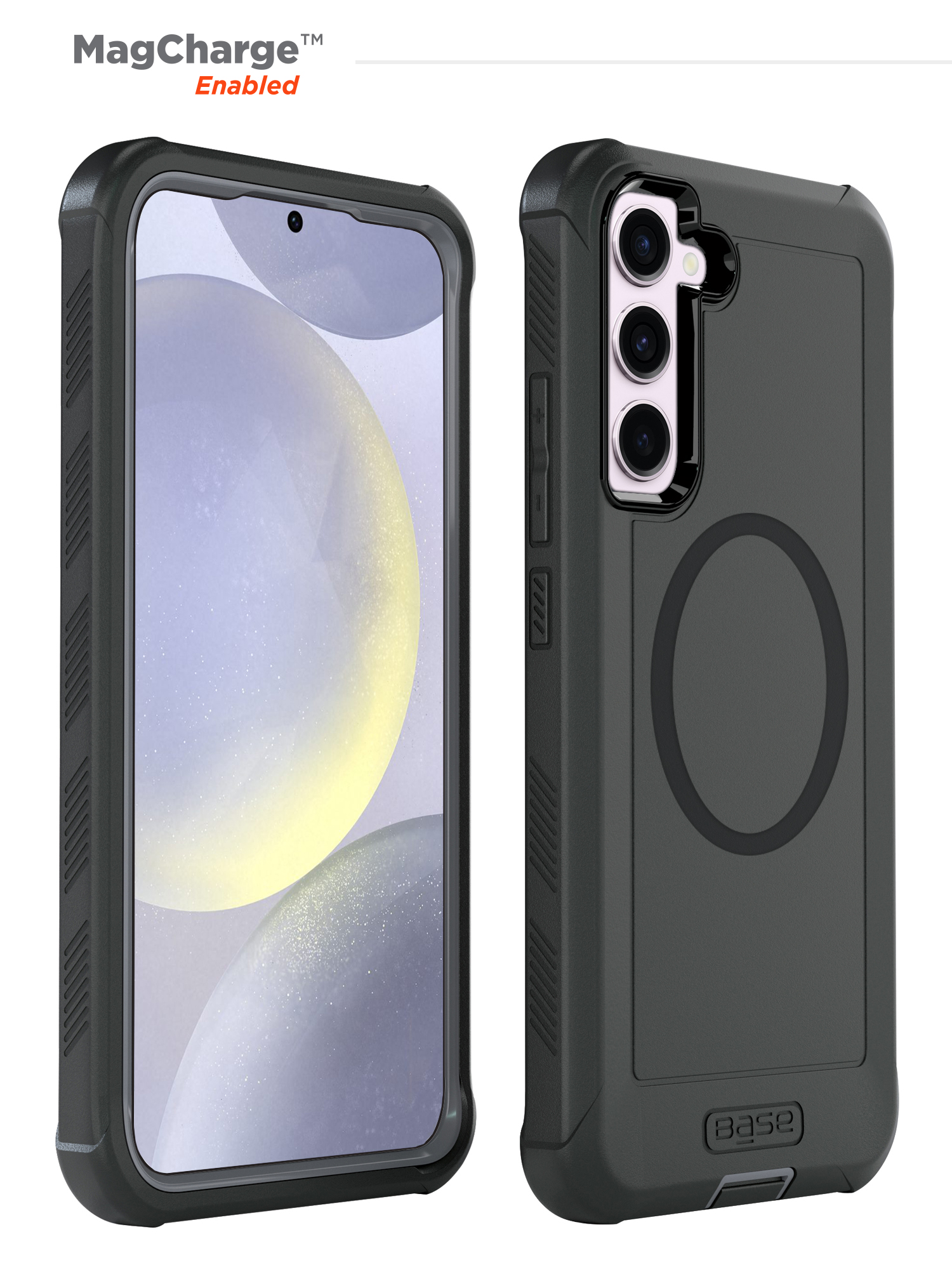 xBase Samsung S24- Boulder- Heavy Duty Co-Molded Rugged Protective ...