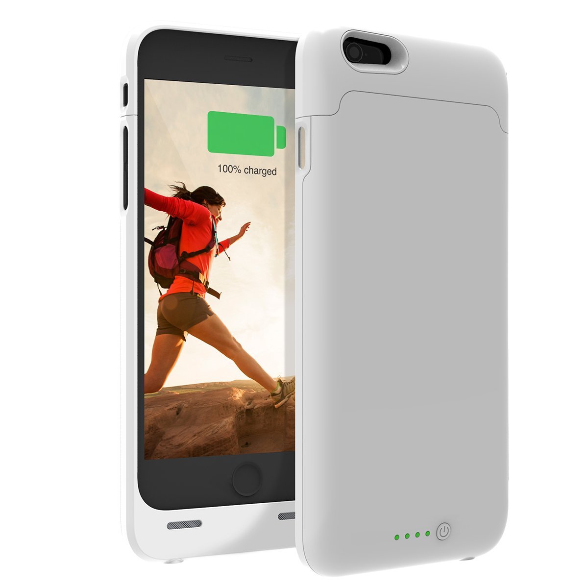PowerSuit 2850 mAh External Battery Case for iPhone 6 - White - Retail ...