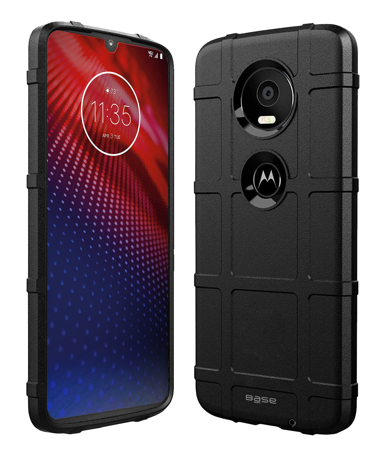 Base Motorola Z4 Armor Tech Case - Black - MOTOZ4AT-BK