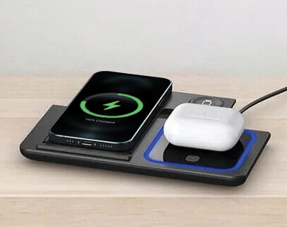 PowerPeak 3 in 1 Wireless Charging Station - Foldable - PP-QIWS3