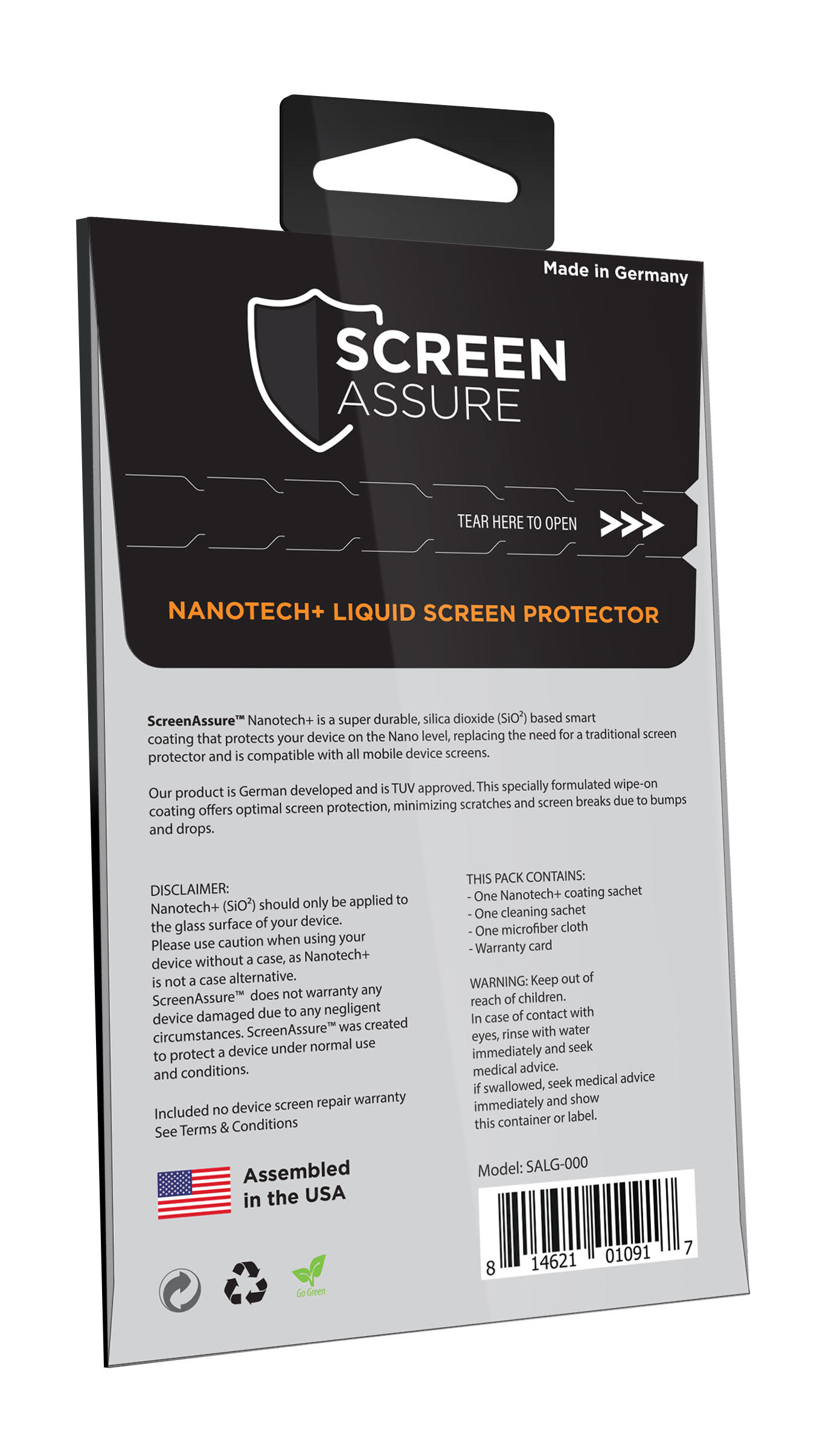 ScreenAssure Liquid Nano Screen Protector - SALG-000
