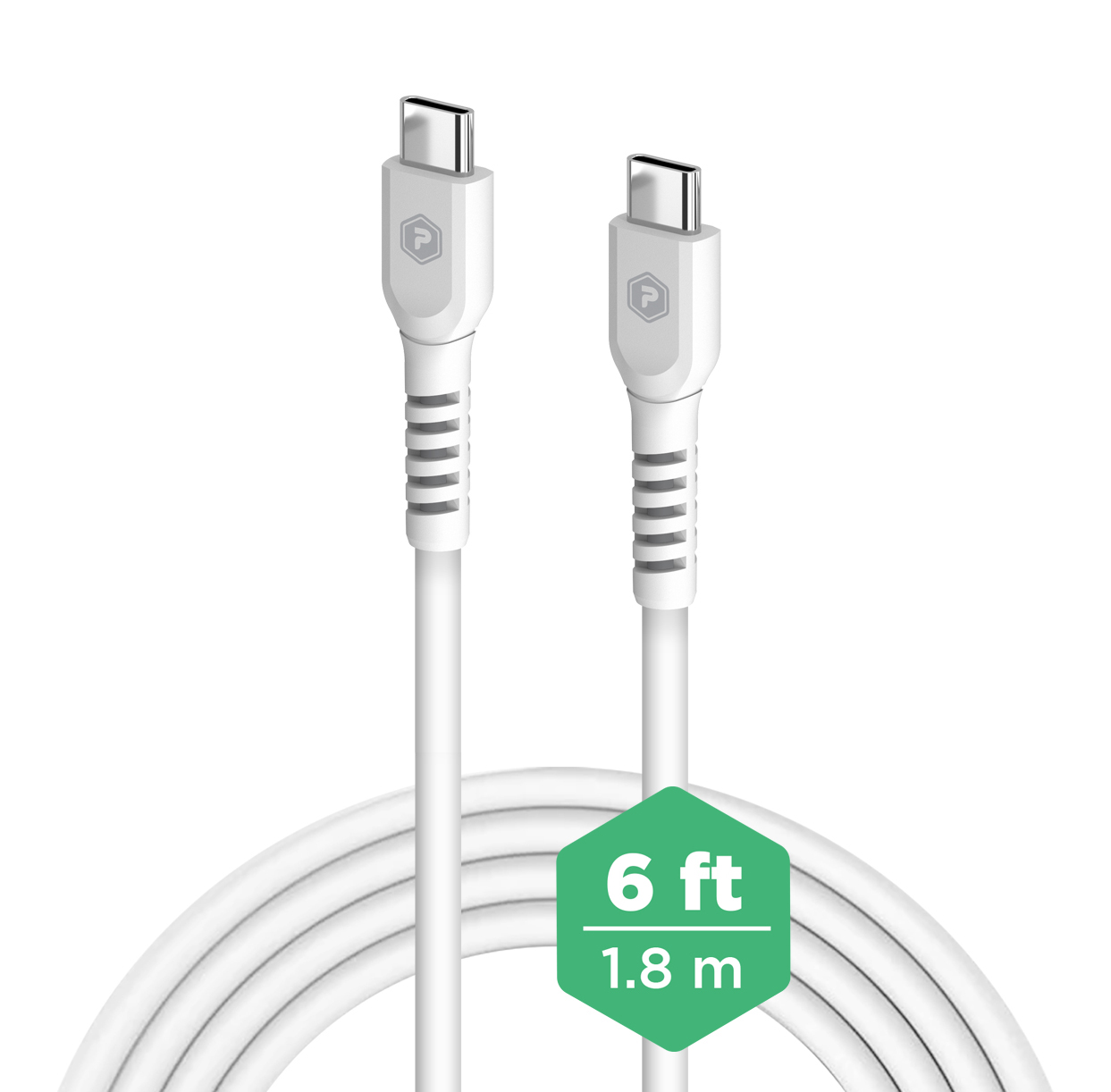 PowerPeak 35W PD Wall charger with Type C-C Cable - White - PP-TCPD18 ...